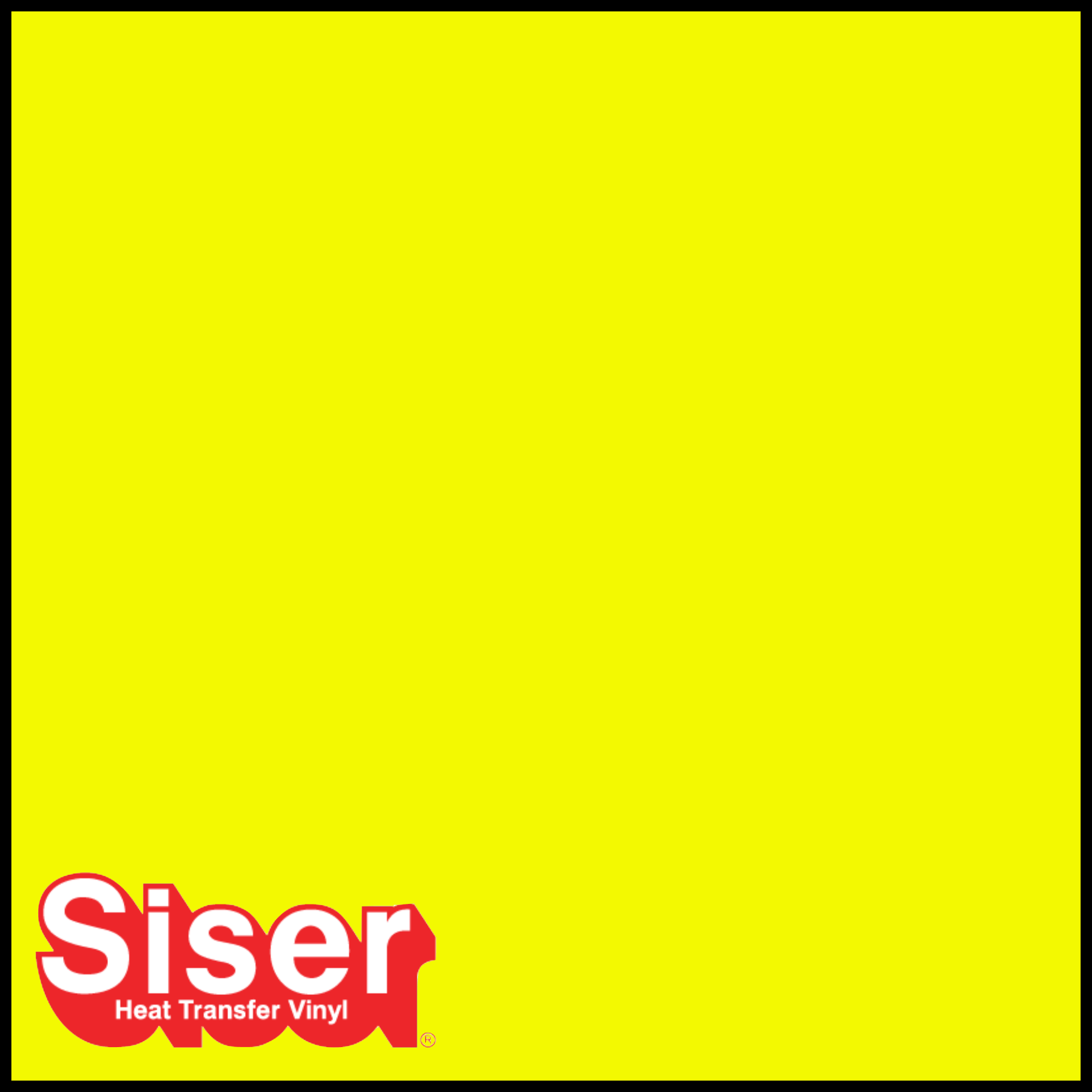 SISER Easy Glow® Heat Transfer Vinyl – Neon Yellow – Skat Katz
