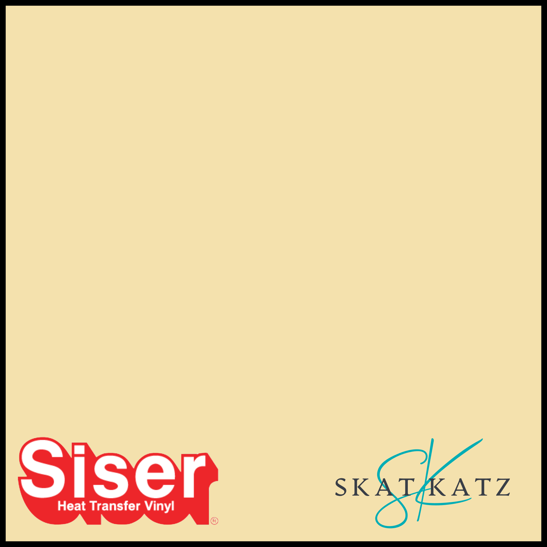 Siser PS EXTRA Heat Transfer Vinyl - Cream – Skat Katz