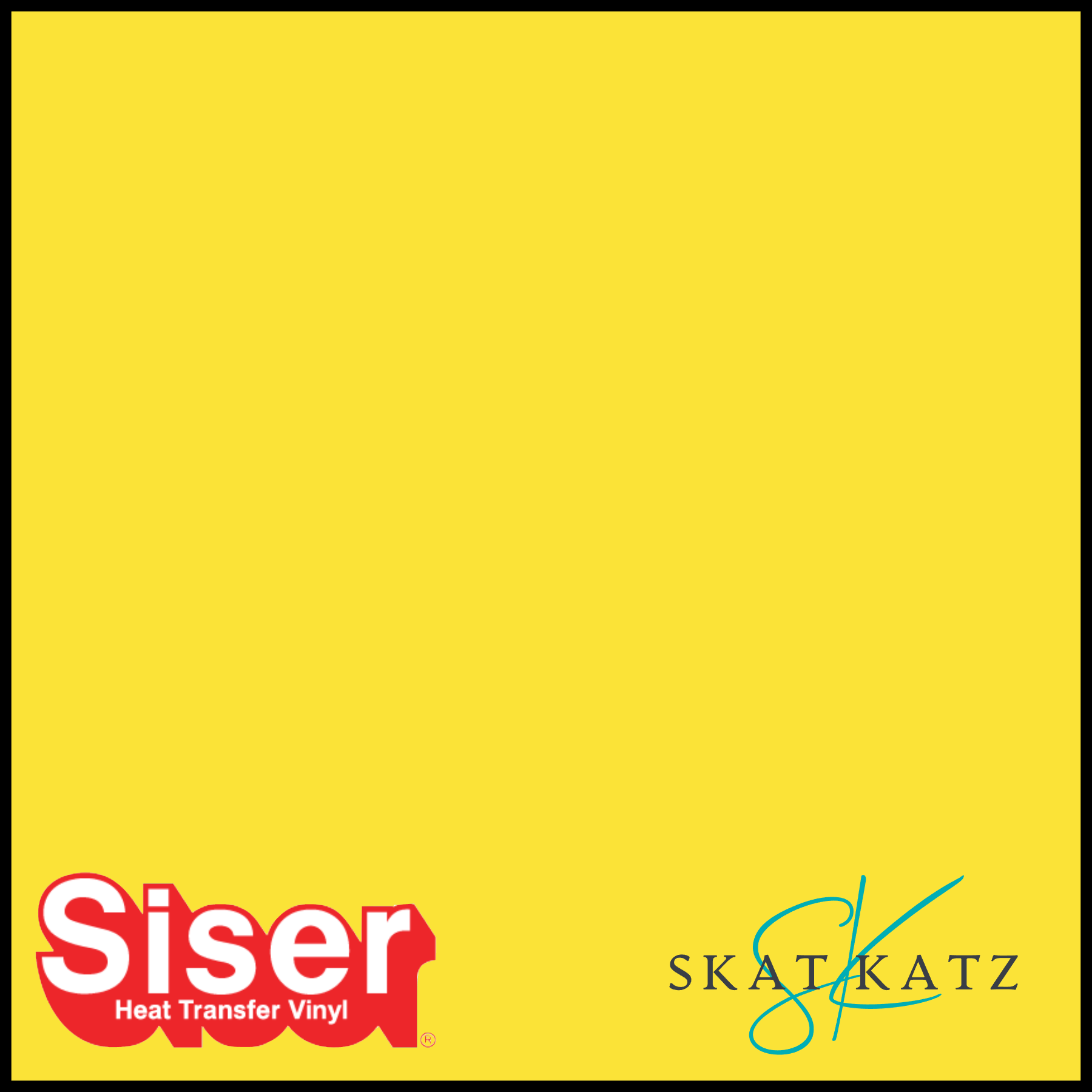 Siser PS EXTRA Heat Transfer Vinyl - Lemon – Skat Katz